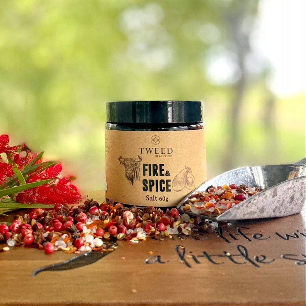 Fire and Spice Grinder Salt - Limited Edition – Border Ranges Pastoral